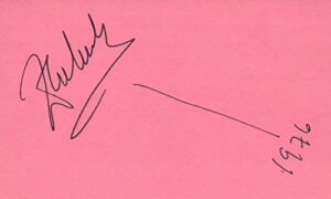 john zacherle actor singer tv host 1976 autographed signed index card jsa coa