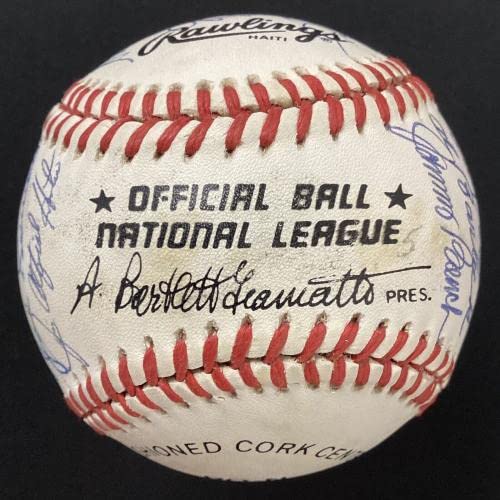 Hall of Famers Multi Signed Baseball ABG Joe DiMaggio Koufax Terry +21 Autos JSA - Autographed Baseballs