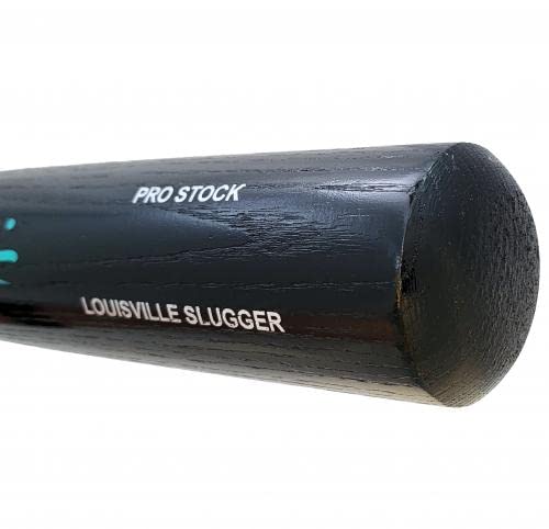 Jesse Winker Autographed Black Louisville Slugger Pro Stock Bat Brewers, Reds MCS Holo Stock #208186 - Autographed MLB Bats