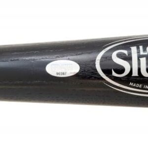 Jesse Winker Autographed Black Louisville Slugger Pro Stock Bat Brewers, Reds MCS Holo Stock #208186 - Autographed MLB Bats