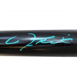 Jesse Winker Autographed Black Louisville Slugger Pro Stock Bat Brewers, Reds MCS Holo Stock #208186 - Autographed MLB Bats