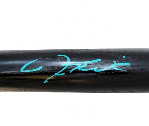 Jesse Winker Autographed Black Louisville Slugger Pro Stock Bat Brewers, Reds MCS Holo Stock #208186 - Autographed MLB Bats