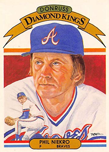 Baseball MLB 1982 Donruss #10 Phil Niekro DK VG Braves