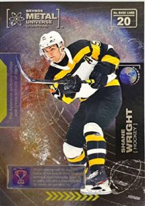 2021 skybox metal universe champions #20 shane wright rc rookie hockey