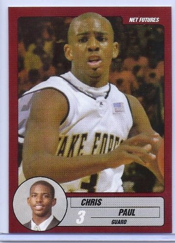 CHRIS PAUL RC Net futures 2005 1ST COLLEGE ROOKIE CARD WAKE FOREST