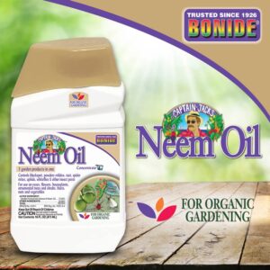 Bonide Captain Jack's Neem Oil, 16 oz. Concentrate, Multi-Purpose Fungicide, Insecticide and Miticide for Organic Gardening