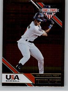 2020 panini usa stars and stripes retail base #56 termarr johnson rc rookie usa baseball 15u national team baseball trading card