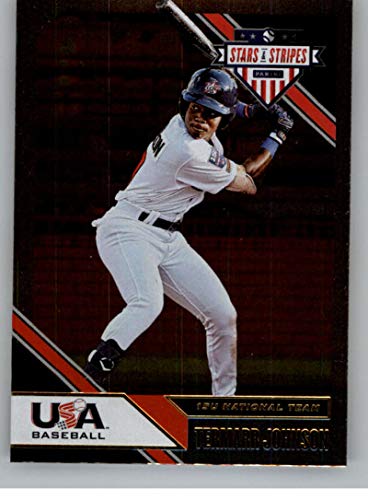 2020 Panini USA Stars and Stripes Retail Base #56 Termarr Johnson RC Rookie USA Baseball 15U National Team Baseball Trading Card