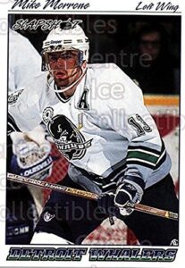 (ci) mike morrone hockey card 1995-96 slapshot (base) 65 mike morrone