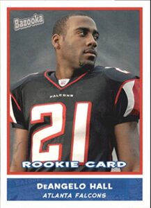 2004 bazooka #186 deangelo hall rc – atlanta falcons