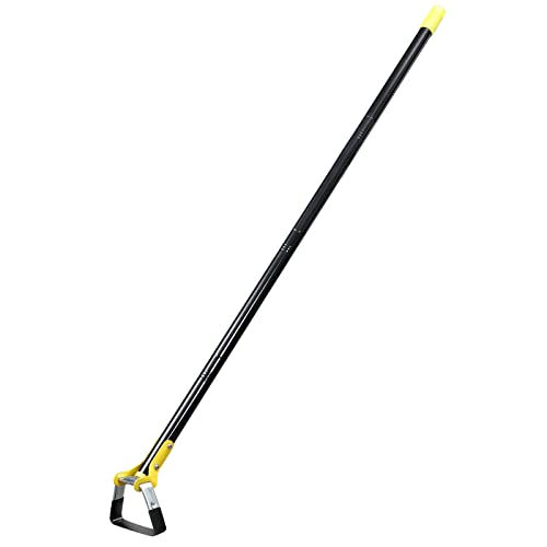 PoPoHoser Hoe Garden Tool, Heavy Duty Stirrup Garden Hoe for Weeding Long Handle 72 Inch - Hula Hoe Gardening Tool Action Hoe Weeder for Gardening Tools