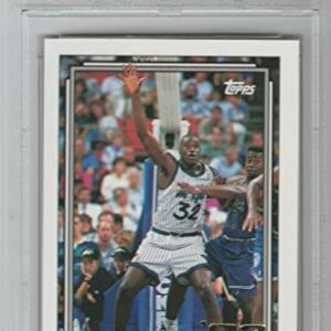 PSA Mint 9 1992 Topps Shaquille O'Neal Rookie Card