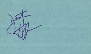 dustin hoffman actor movie autographed signed index card jsa coa