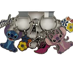 Disney Parks Keychain Set - Stitch and Angel