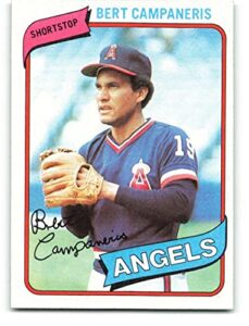 1980 topps #505 bert campaneris nm+++ california angels baseball