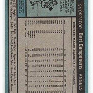 1980 Topps #505 Bert Campaneris NM+++ California Angels Baseball