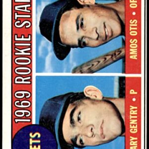 1969 Topps # 31 Mets Rookies Amos Otis/Gary Gentry New York Mets (Baseball Card) VG/EX Mets