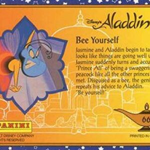 1993 Panini Aladdin NonSport Trading Card #66 Bee Yourself