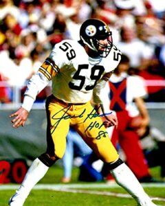 autographed jack ham pittsburgh steelers 8×10 photo w coa