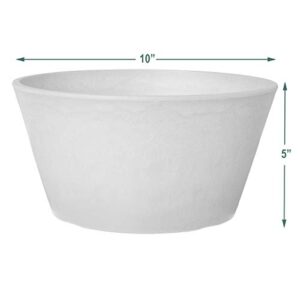 Arcadia Garden Products TD25TP Sleek Bulb Pan 10x5-Taupe