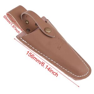 Pruning Shear Bag ZRM&E Gardening Pruner Shears Sheath Pruner Sheath Protective Leather Case Cover 20x7cm