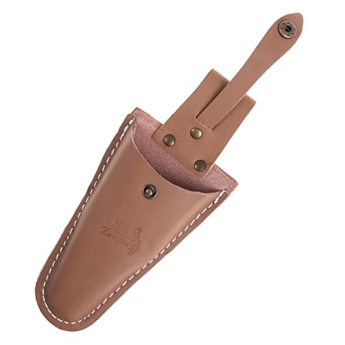 Pruning Shear Bag ZRM&E Gardening Pruner Shears Sheath Pruner Sheath Protective Leather Case Cover 20x7cm