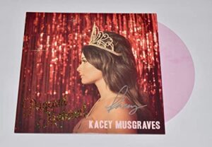 kacey musgraves signed autograph pageant material vinyl record album beckett coa