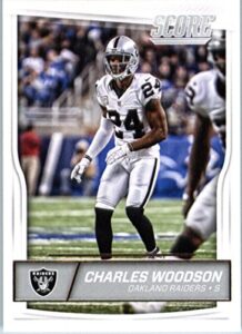 2016 score #236 charles woodson oakland raiders football card-mint