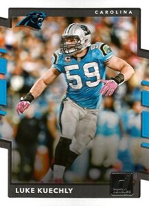 2017 donruss #130 luke kuechly carolina panthers football card