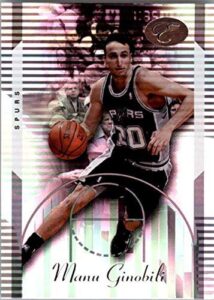 2006-07 bowman elevation #12 manu ginobili nba basketball trading card