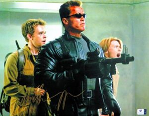 arnold schwarzenegger signed autographed 11x14 photo terminator 3 gv809612