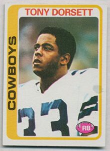 tony dorsett rookie 19 card lot topps #315 1978 rc