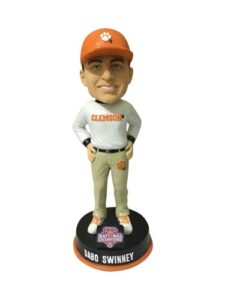 dabo swinney clemson tigers 2016 national champions bobblehead ncaa