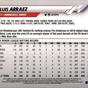 2020 Topps #612 Luis Arraez NM-MT Minnesota Twins Baseball