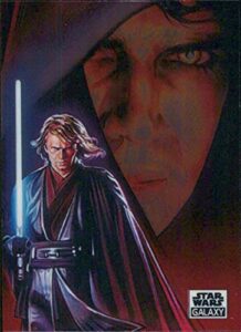 2021 topps chrome star wars galaxy #39 anakin skywalker steve chorney star wars card