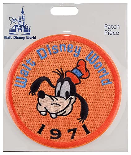 Disney Parks Patch - Walt Disney World 50th Anniversary - Goofy Round - 1971