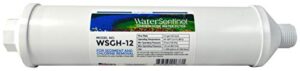 watersentinel wsgh-12 garden inline water filter with garden hose connection, reduce sediment, hard water, dirt, rust, chlorine taste, odor, organic gardening plant health, farming