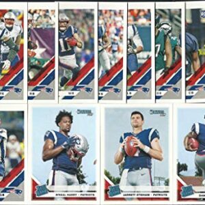 2018, 2019 Panini Donruss Football New England Patriots 2 Team Set Lot 25 Cards W/Rookies Super Bowl Champions Tom Brady