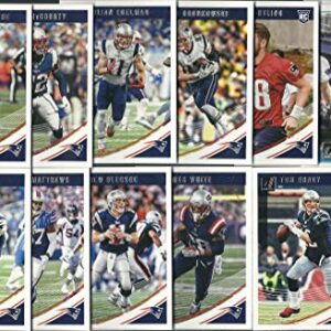 2018, 2019 Panini Donruss Football New England Patriots 2 Team Set Lot 25 Cards W/Rookies Super Bowl Champions Tom Brady