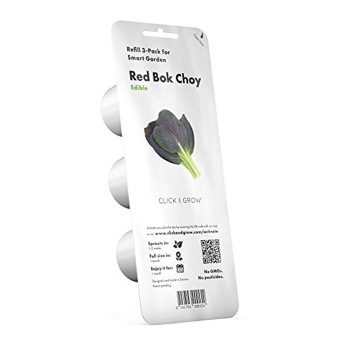 Click and Grow Smart Garden Red Bok Choy Plant Pods, 3-Pack