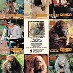 CONGO THE MOVIE 1995 UPPER DECK COMPLETE BASE CARD SET OF 90