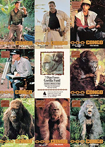 CONGO THE MOVIE 1995 UPPER DECK COMPLETE BASE CARD SET OF 90