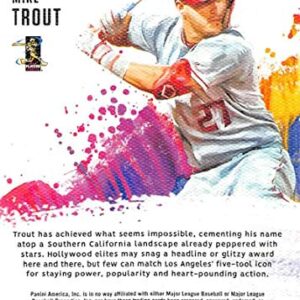 Baseball Trading Card MLB 2020 Panini Diamond Kings Gallery of Stars #6 Mike Trout NM Near Mint Angels