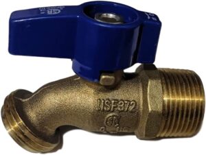 xfitting 3/4” garden hose threaded hose bibb no kink x 3/4” male npt, 3/4” male, 3/4” ght