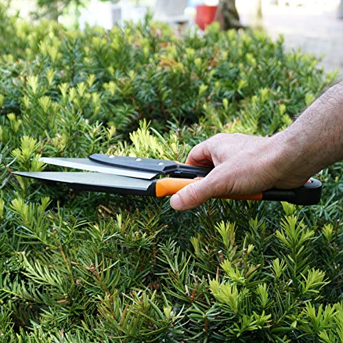 Kings County Tools Grass and Topiary Shears | Classic 6” Spring Blades | Razor Sharp | Rubberized Grips on Plastic Handles | Easy to Open and Snip Clippers