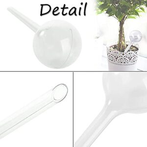 10 PCS Clear Garden Watering Globes,Plastic Self Watering Bulbs Ball,Automatic Watering Globes for Plant Indoor Outdoor,Garden Water Device