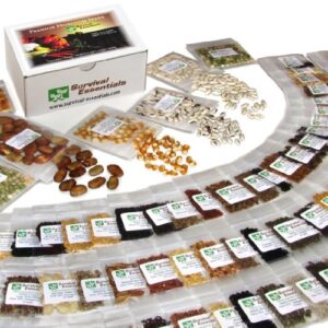 heirloom seeds for planting vegetables and fruits – survival essentials 135 variety seed vault – medicinal herb seeds – grow healthy non-gmo food