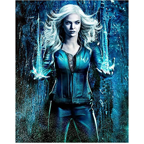 The Flash Anna Hopkins as Killer Frost icicles in hands 8 x 10 Inch Photo