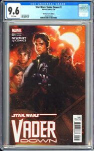 star wars vader down 1 cgc 9.6 4132151024 newbury comics variant low print