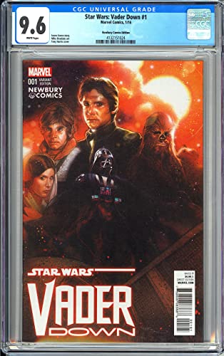 Star Wars Vader Down 1 CGC 9.6 4132151024 Newbury Comics Variant Low Print